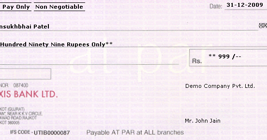 IFSC code for Axis Bank
