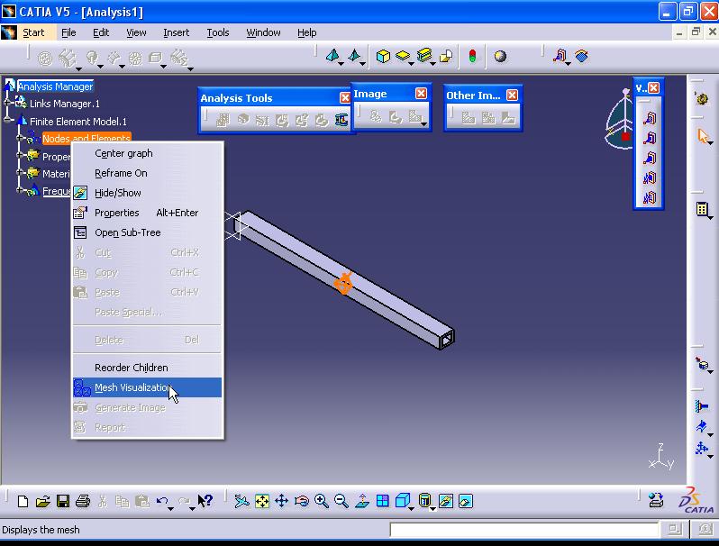 Product Design Engineering: Mode Analysis in CATIA (Natural Frequency)