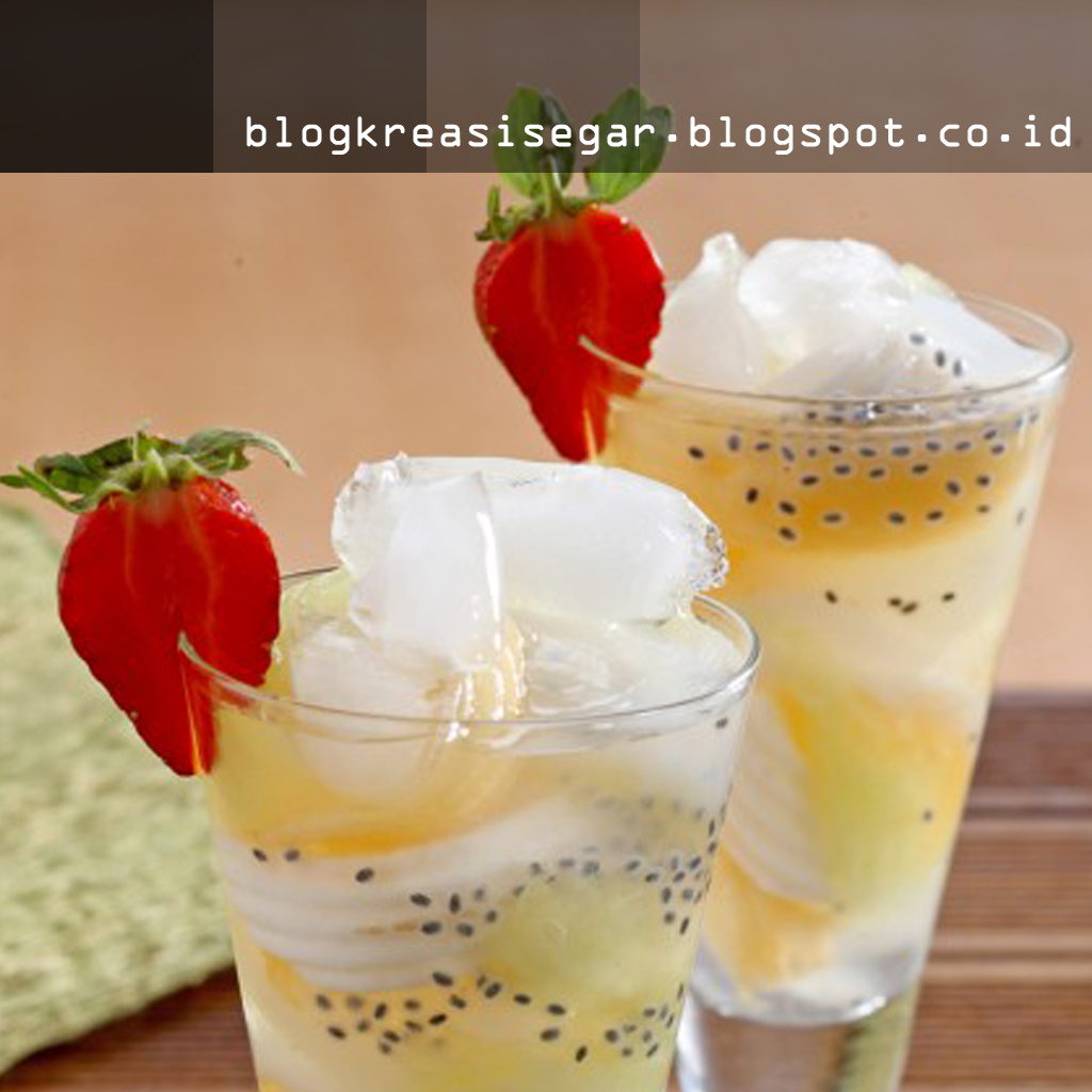 Resep Minuman Segar Es Buah Kelapa ~ Resep Kreasi Minuman Segar