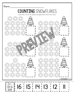 Emily Jane Creates: JANUARY NO PREP KINDERGARTEN PACKET-OVER 100 PAGES!