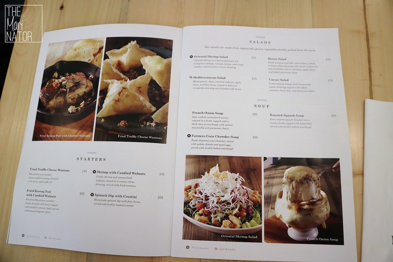 Nono's Menu | The Mari-nator