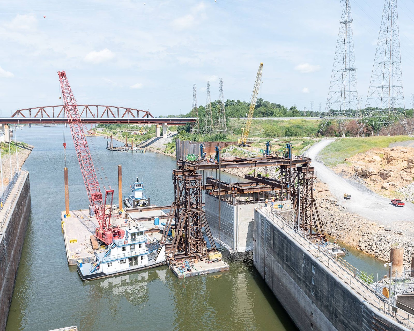 Industrial History: TVA Kentucky Dam, Lock and Tows