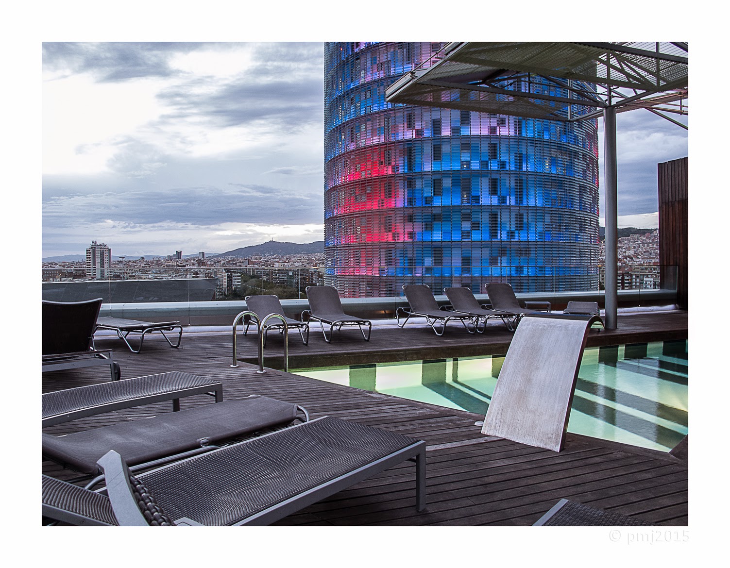 a intervalos: Terraza con vistas