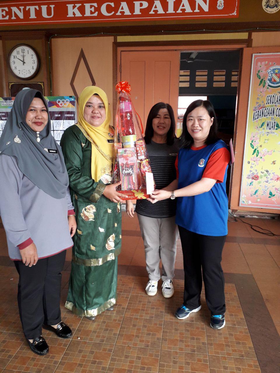 SEKOLAH KEBANGSAAN CONVENT MUAR: PENYAMPAIAN SUMBANGAN TAHUN BAHARU CINA