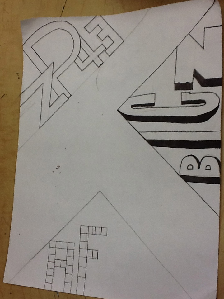 the smART studio @ DeWitt: Radial Symmetry Name Design