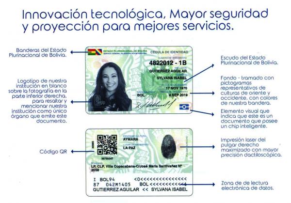 SEGIP SOCIALIZA NUEVA CÉDULA DE IDENTIDAD INTELIGENTE - Noticias Bolivia