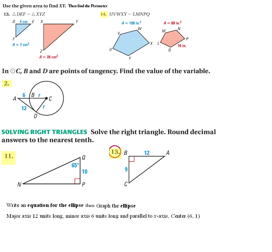 Geometry: Final Review Part1