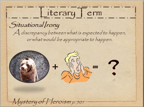 Miss Moats's English Class: Unit 4: Lesson 3: A Mystery of Heroism, War ...