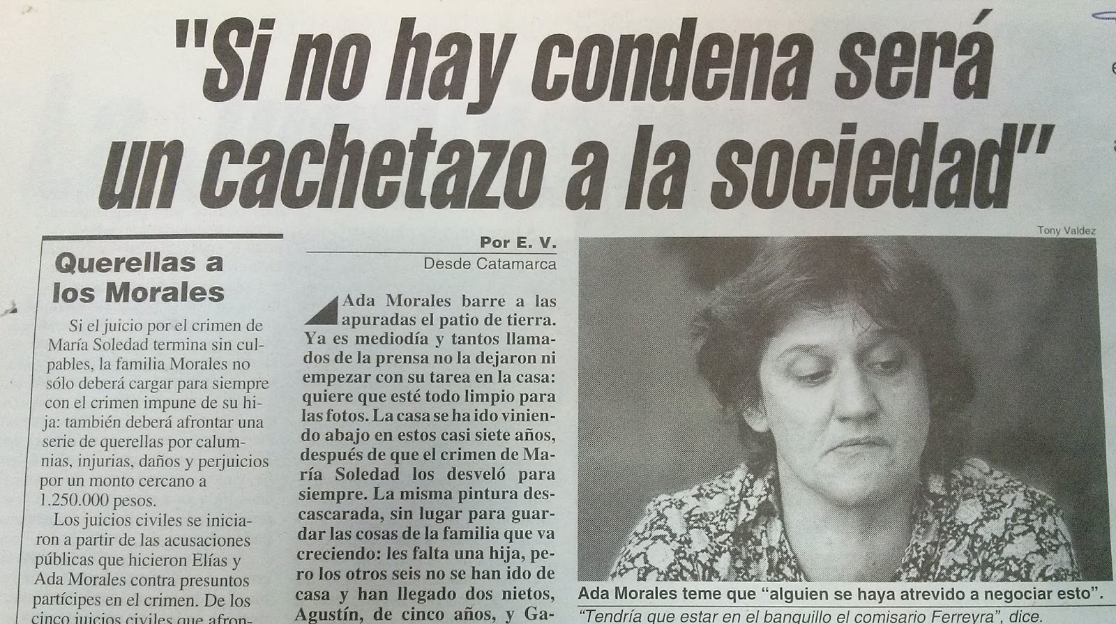 Caso Maria Soledad Morales: Caso María Soledad Morales