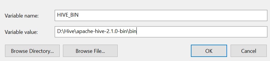 TALK GRID (Cloud Trainer): Hive installation on Windows 10