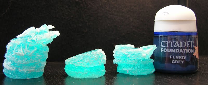 Lycanthropica's Miniatures: 40k Bases - Ice Bases