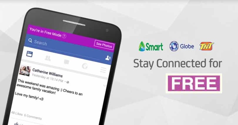 How to Access Free Facebook Flex using Smart, Globe and TNT