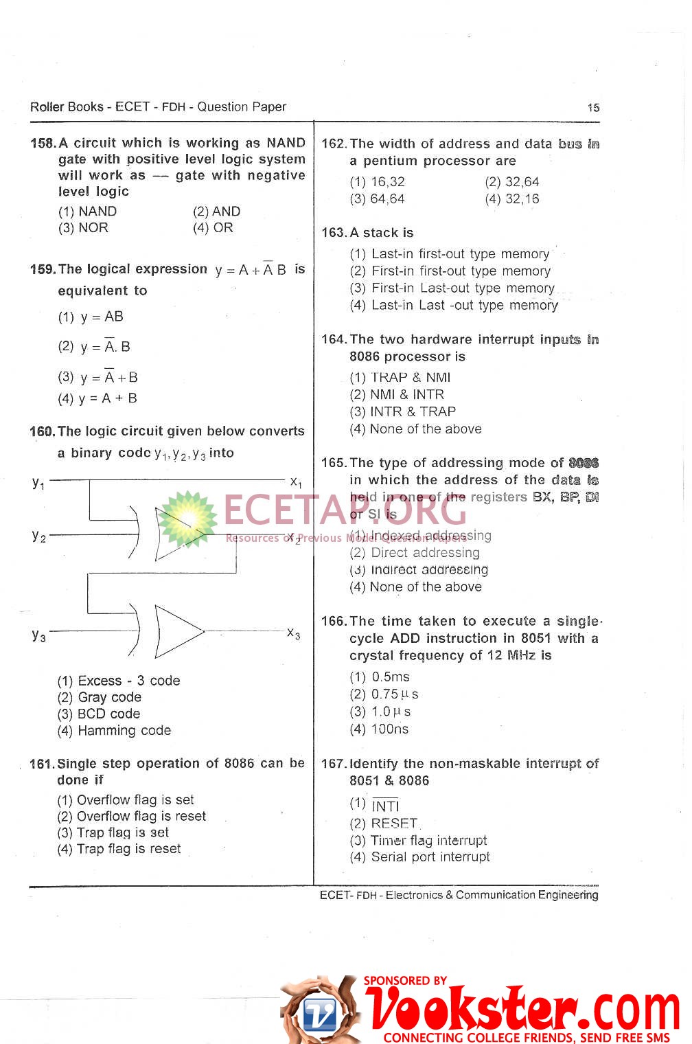 ECETAP - 2016, Previous, Model Papers, Question Papers EEE,ECE,SCE ...
