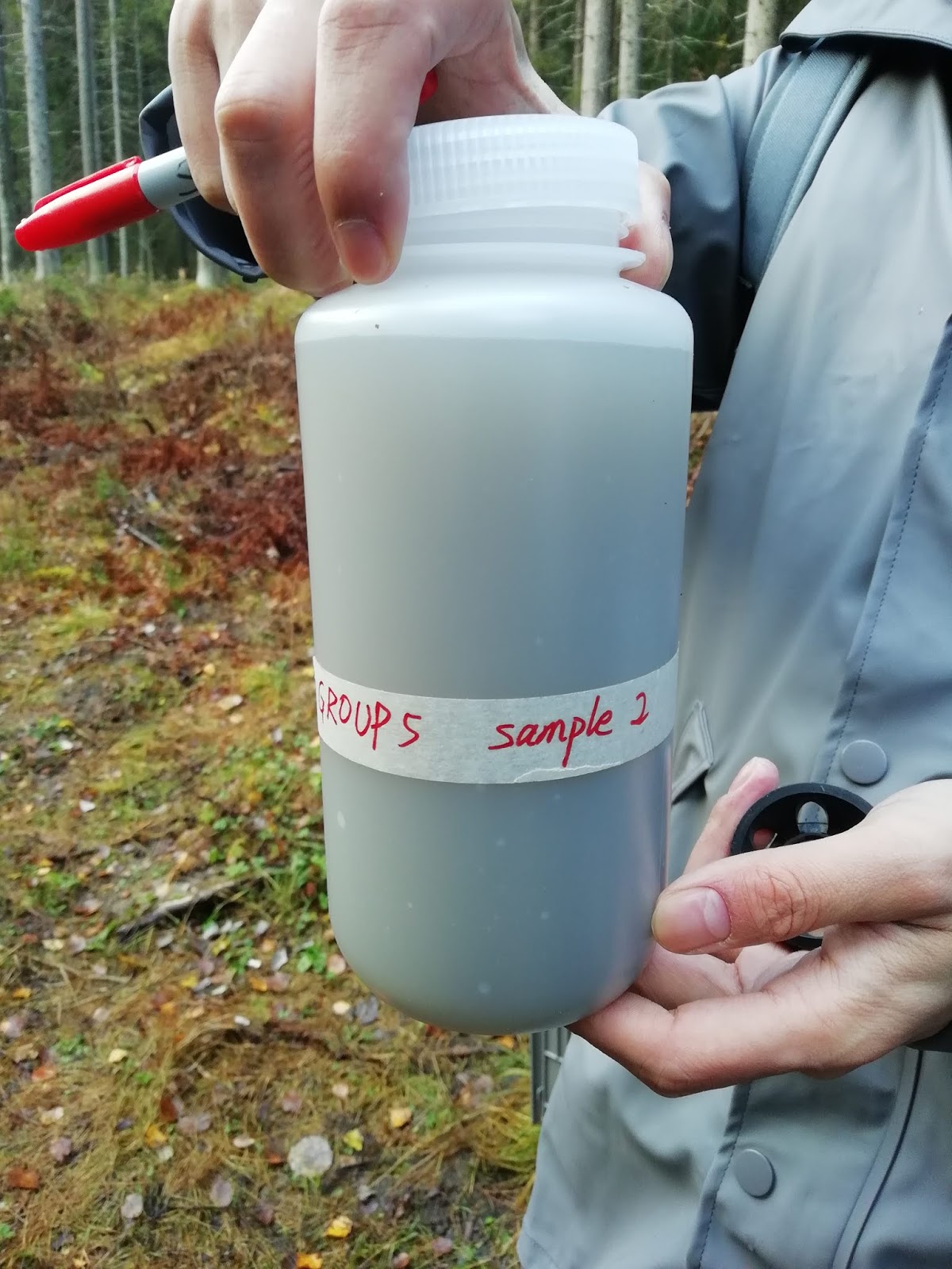 Grupp 5 - Groundwater sampling and measuring water level using leveling ...