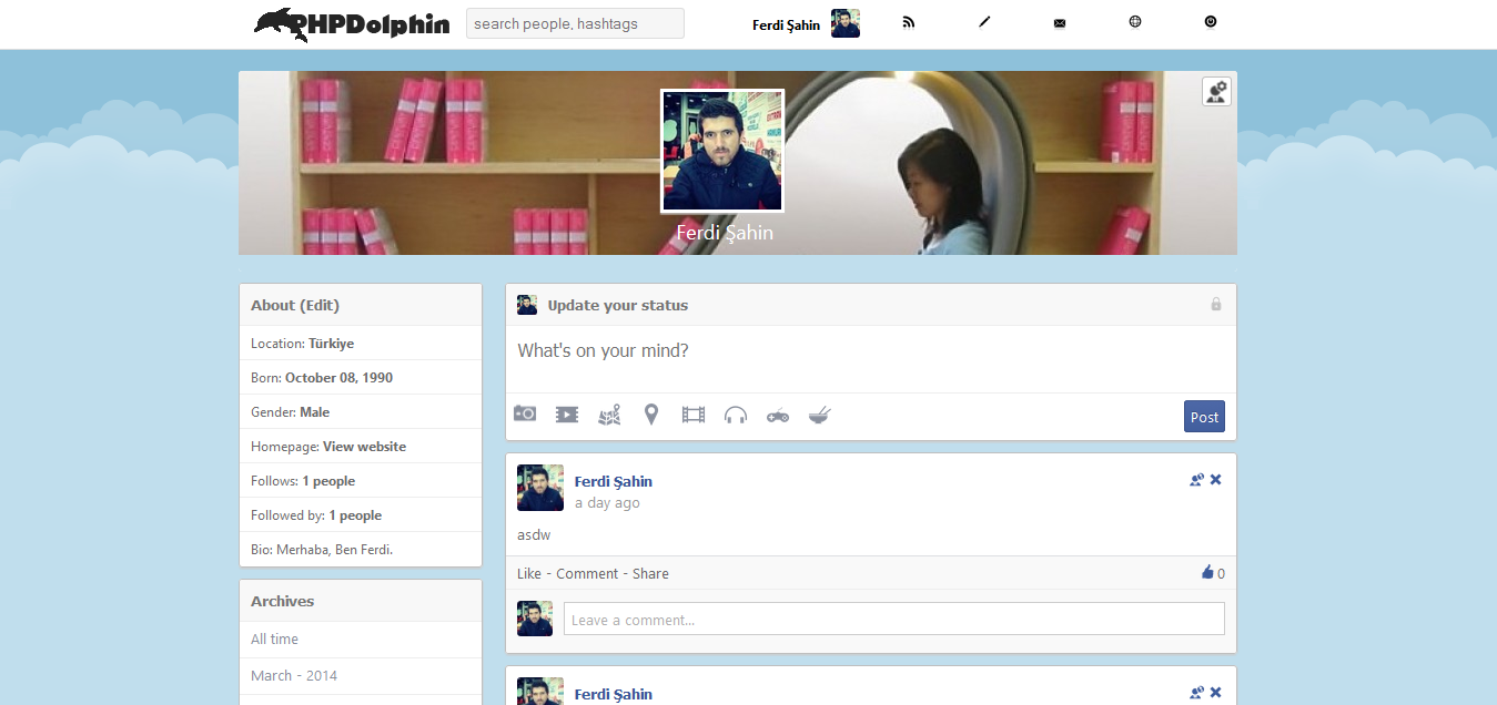 PHPDolphin Twitter Teması | PHP Scriptler, ASP Scriptler, Ücretsiz Scriptler, Scripti İndir ...