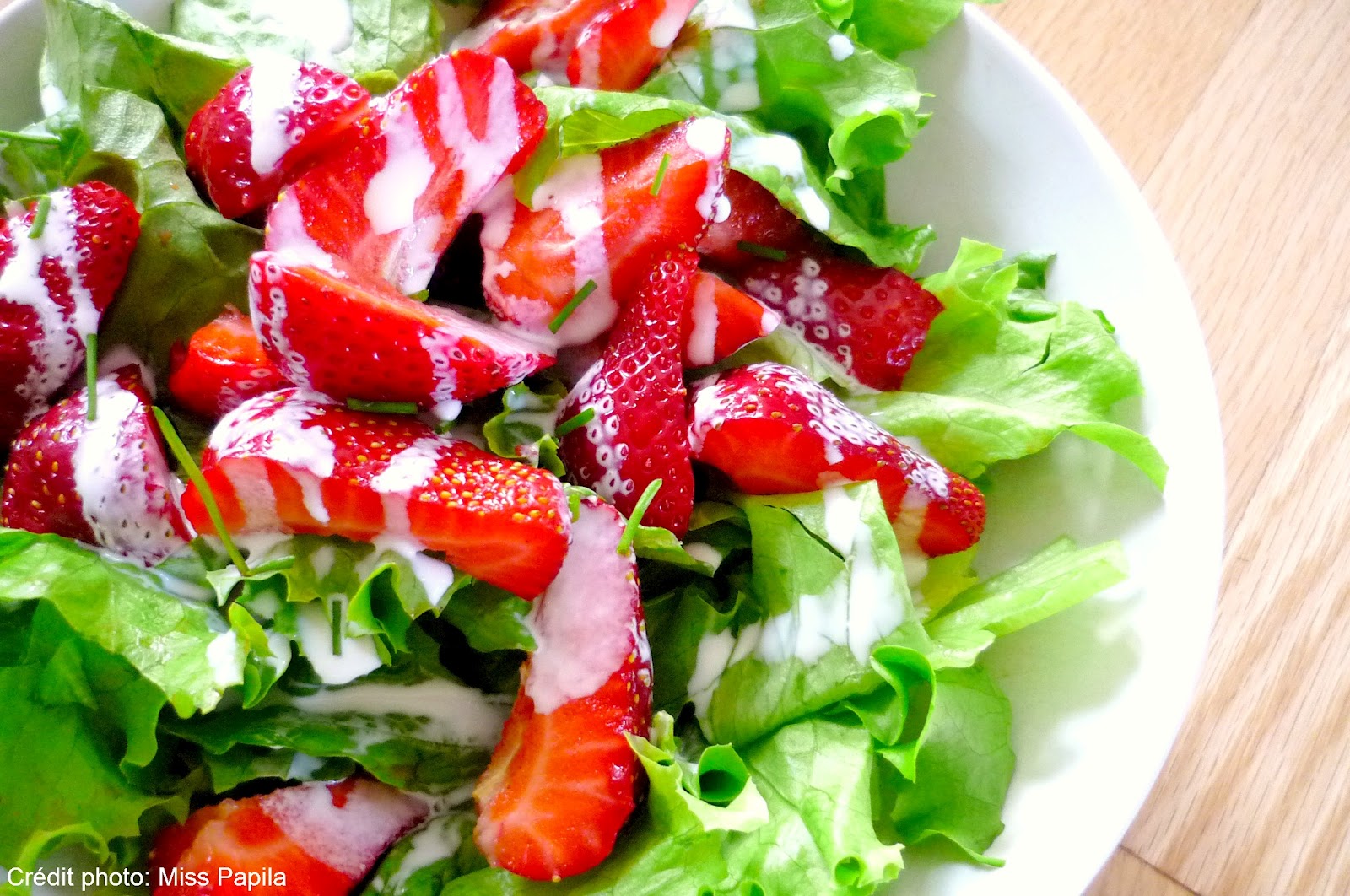 Miss Papila: La fraise du Québec et sa salade...