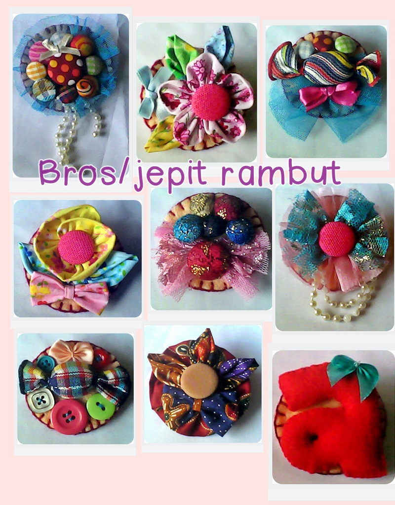 RaWit Kreasi: Bros / Jepit Rambut Custom