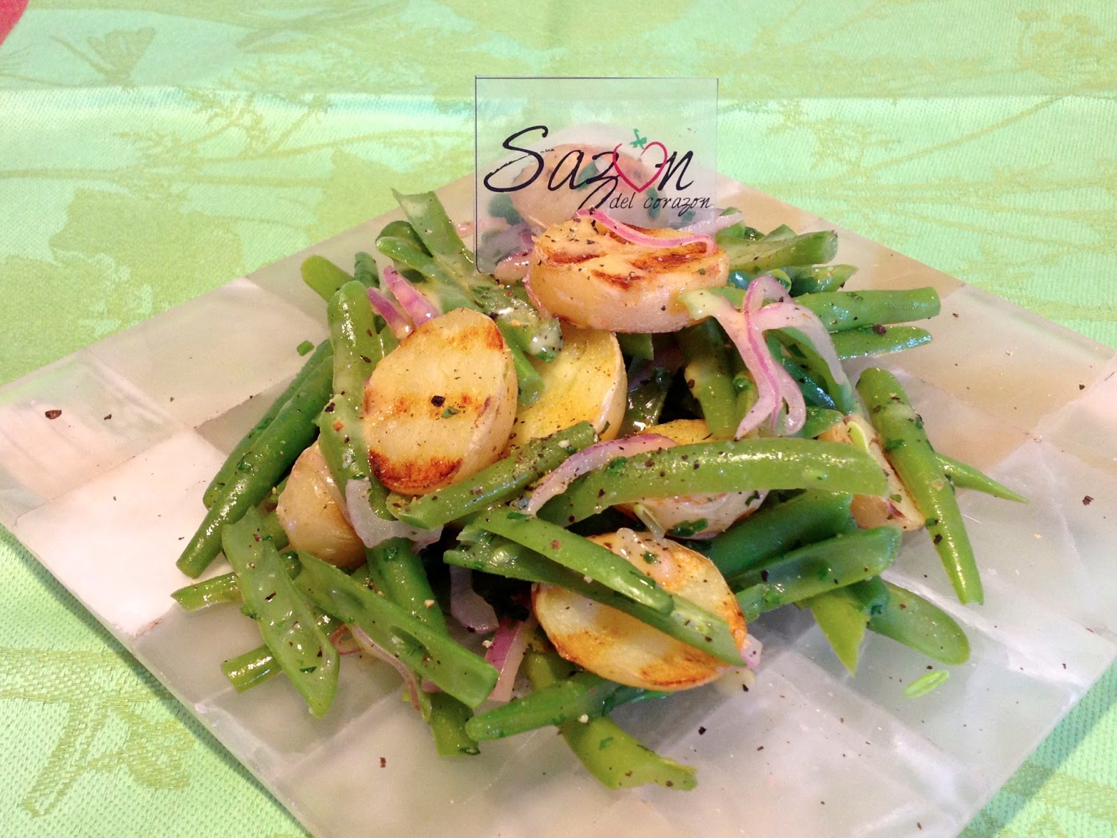 Sazón del corazón: Ensalada de ejotes con papa