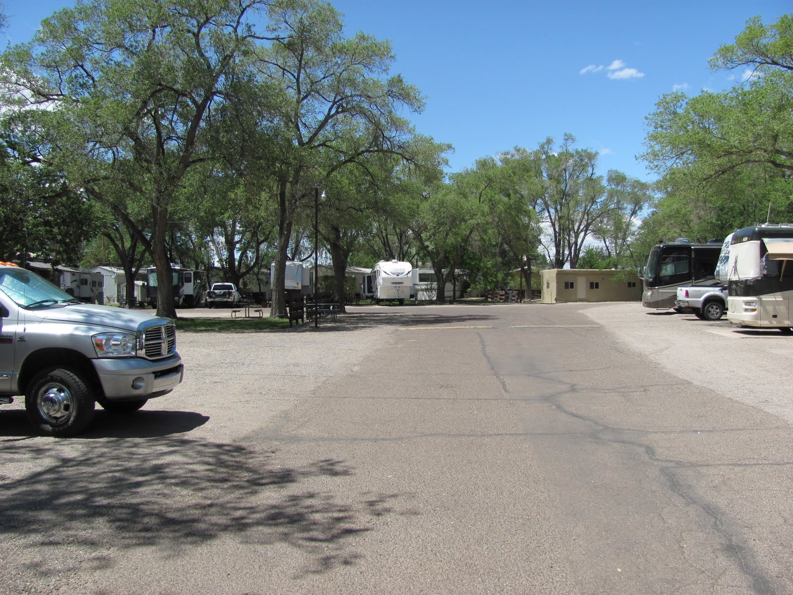 America by RV: Travel day to Santa Fe, NM and Trailer Ranch RV Park
