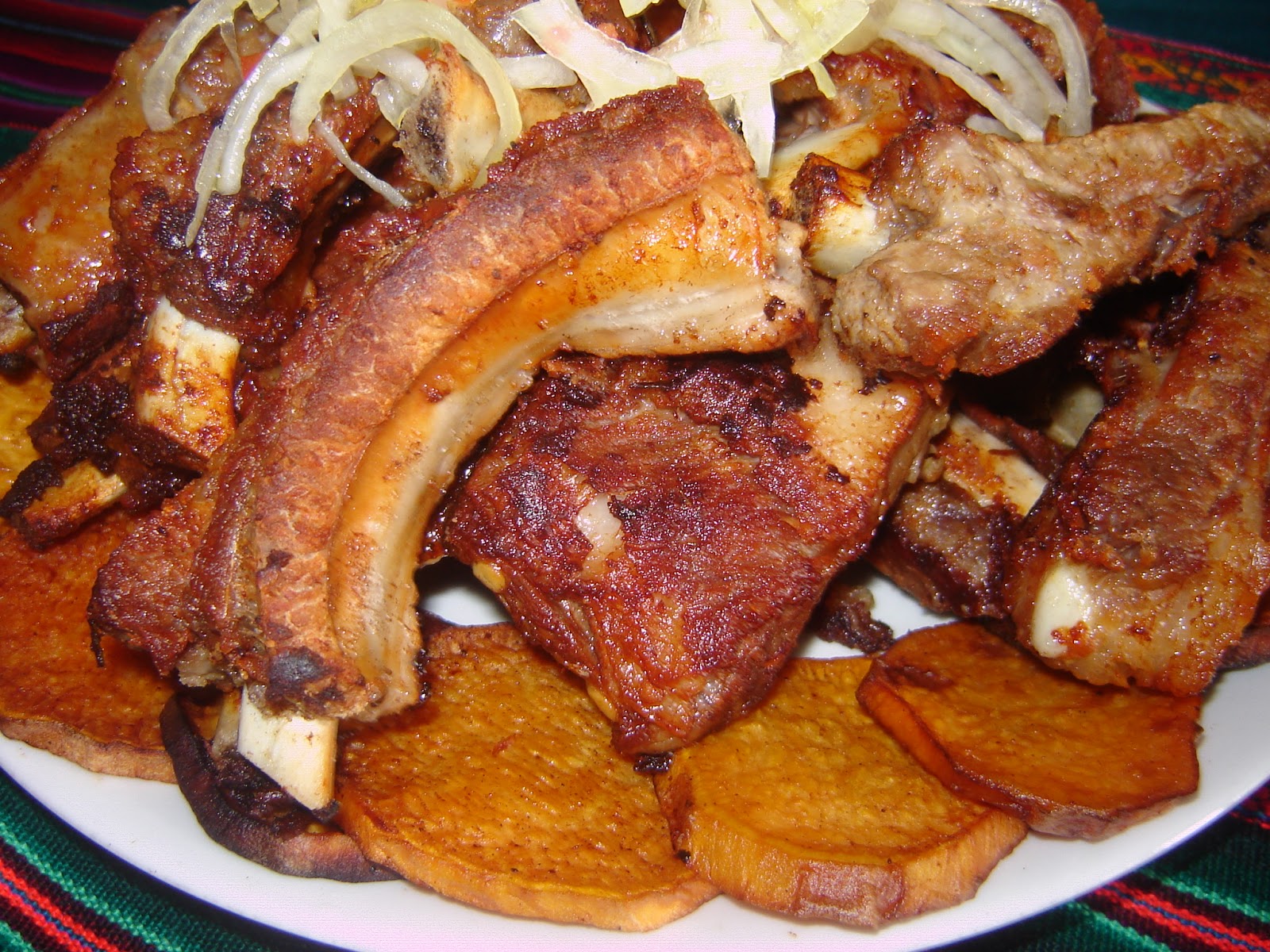 Cucina peruviana in Italia: Chicharrones de chancho