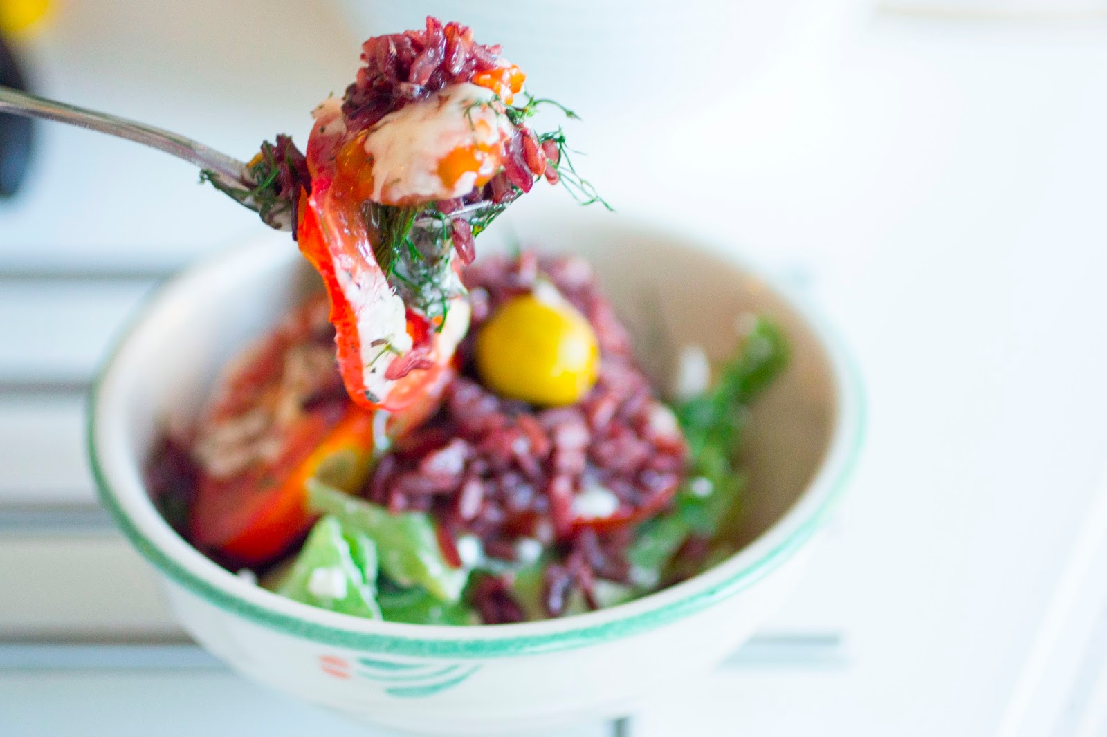 Makoisa kasvisruoka mustasta riisistä - Smoothiempaa Menoa