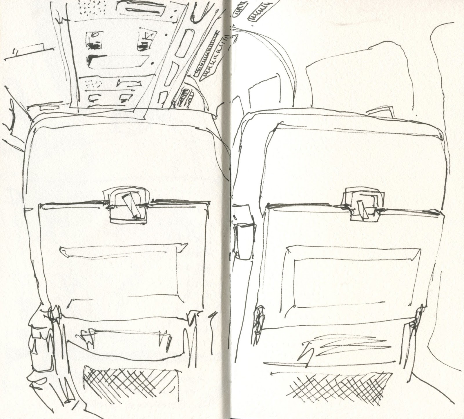 Simple airplane drawing side view cabin - vsaparties