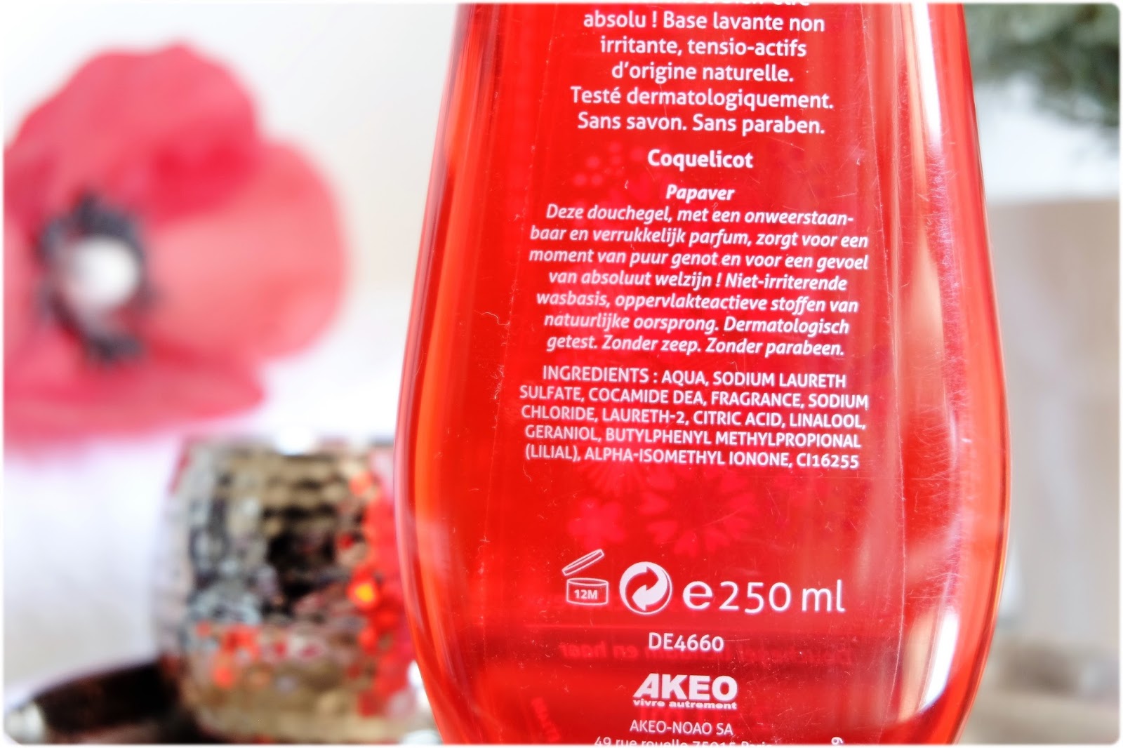 Gel douche parfum coquelicot - Colorade : mon avis - Je veux tout ...
