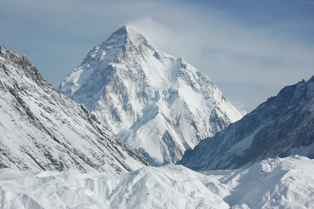 world places: K2 Mountain in Pakistan