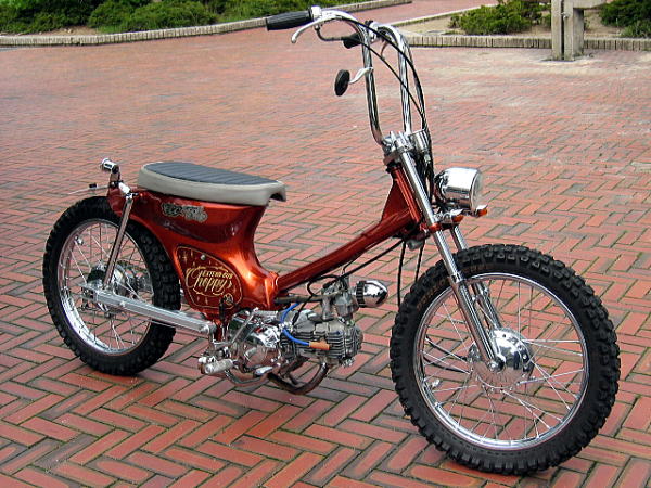 Tangki Knalpot Kustom: Inspirasi Modifikasi Street Cub ( Bagian I )