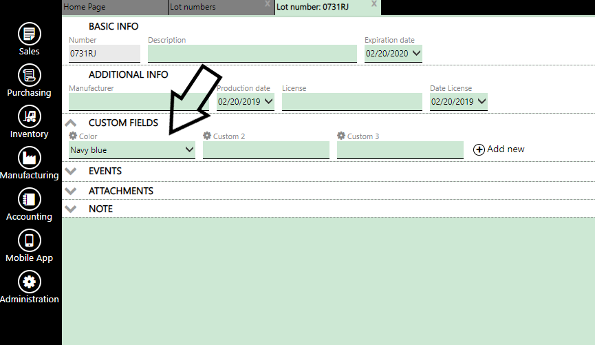 Custom-fields-in-Lot-numbers