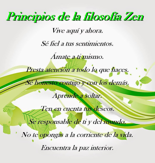 "Yoga Arco Iris": Principios de la filosofía Zen