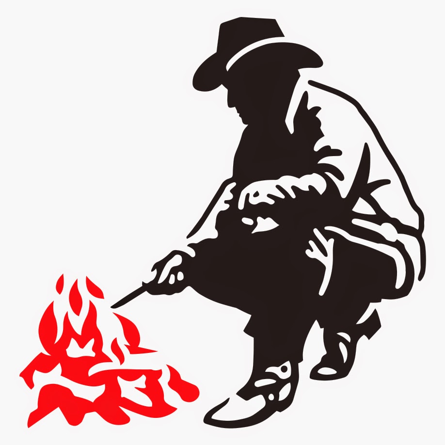 Cowboy Campfire Clip Art