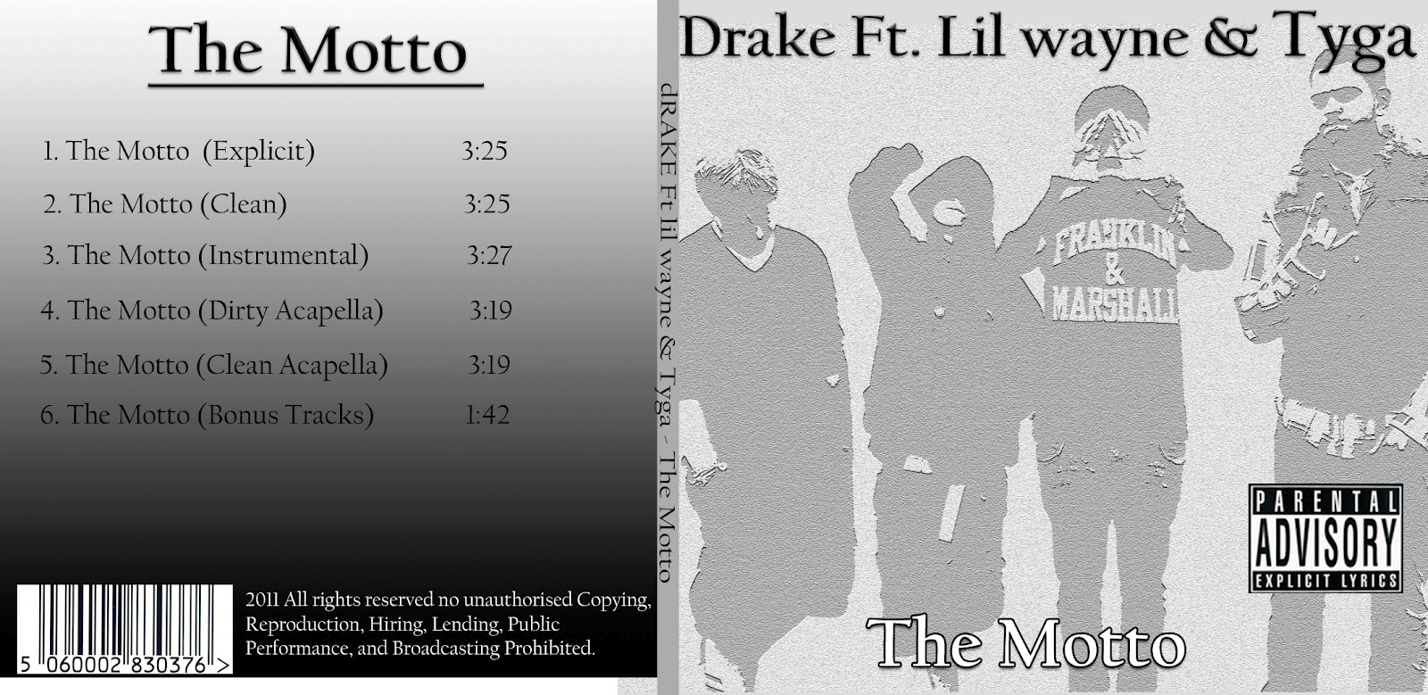 A2 media coursework Blog: The Motto Media Album cover