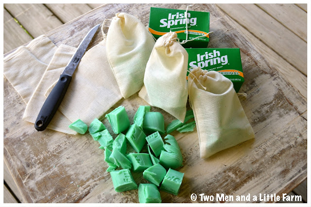 Two Men and a Little Farm: IRISH SPRING SOAP DEER REPELLENT