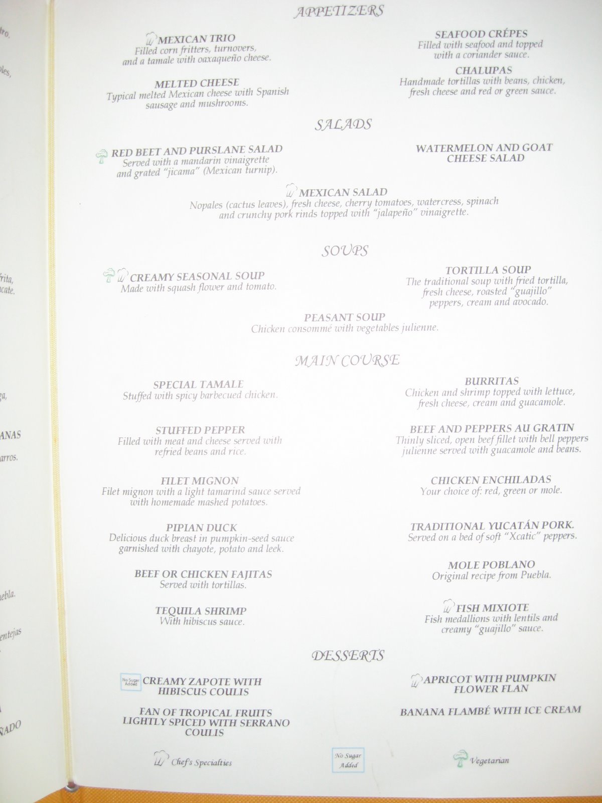 Palace Resorts Information: Menus/Activities/Spa