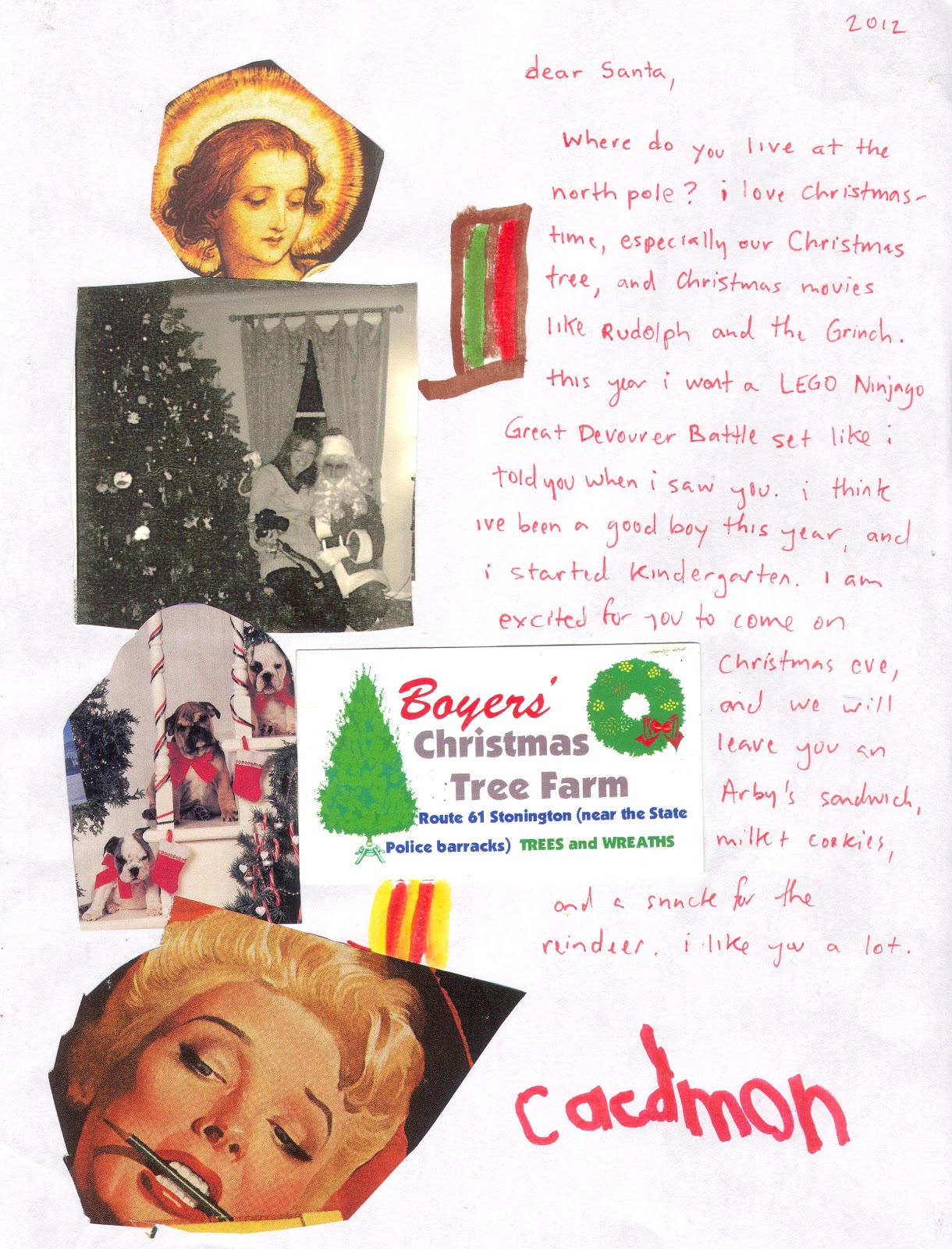 letters to jesus and santa