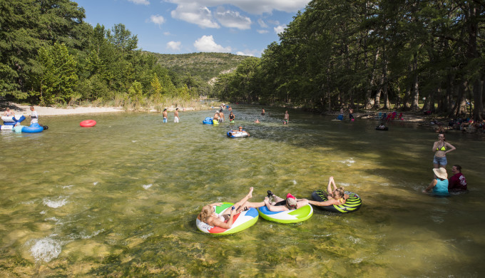 Rio Frio Texas, Great River in Texas - Camping Garner State Park
