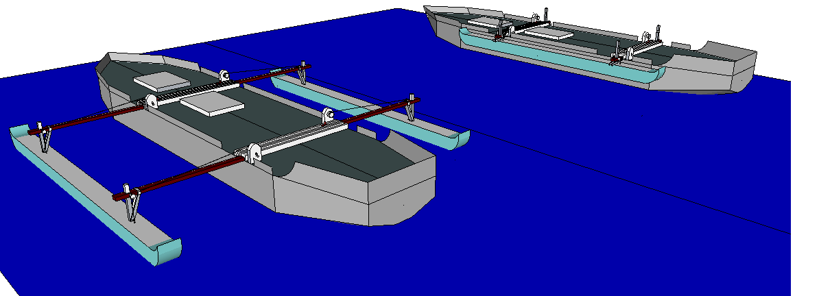 Menggambar Lines Plan: PORTABLE CADIK pada KAPAL IKAN FLAT HULL