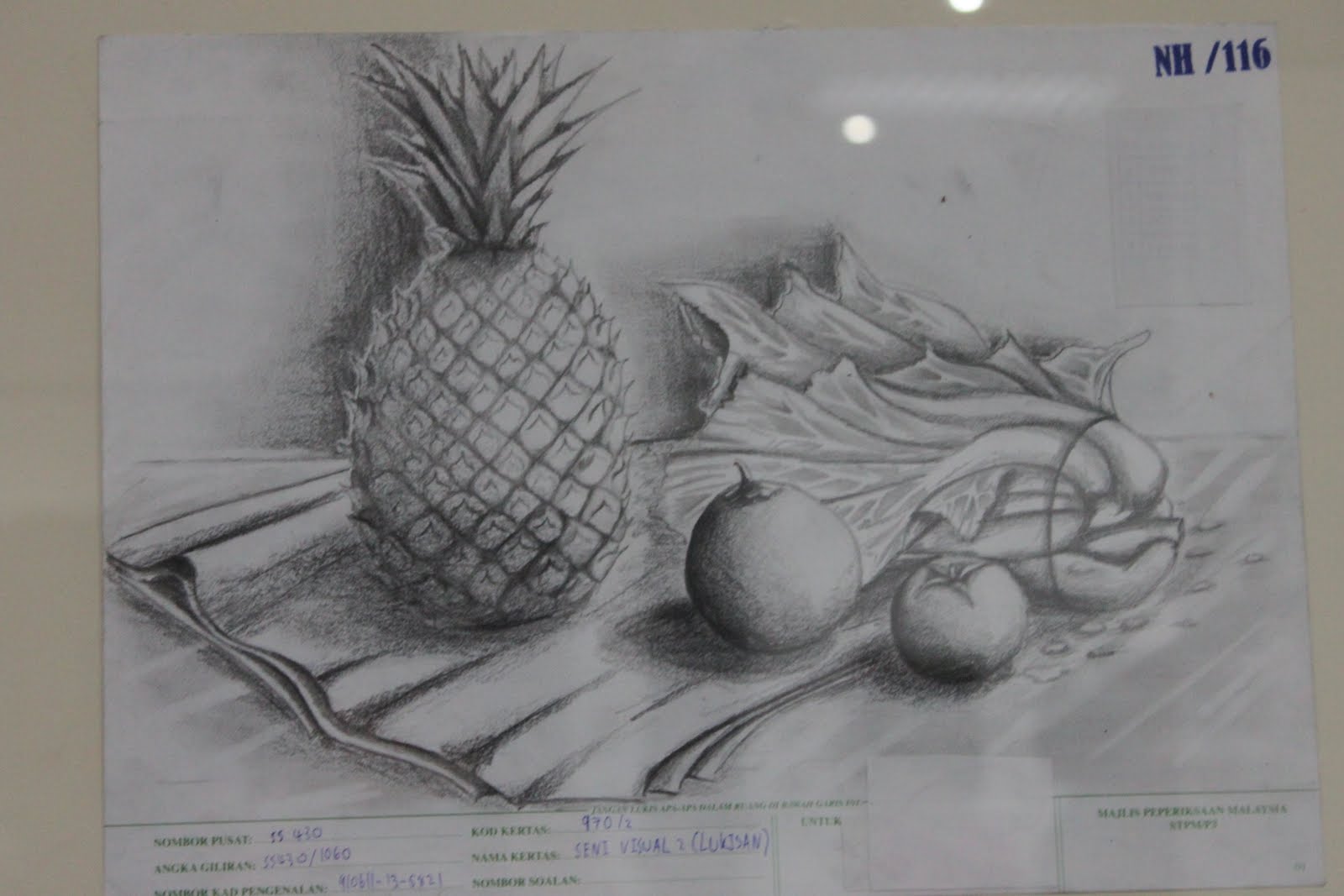 Pendidikan Seni Visual: CONTOH 1 LUKISAN KERTAS 2 YANG DAPAT A+