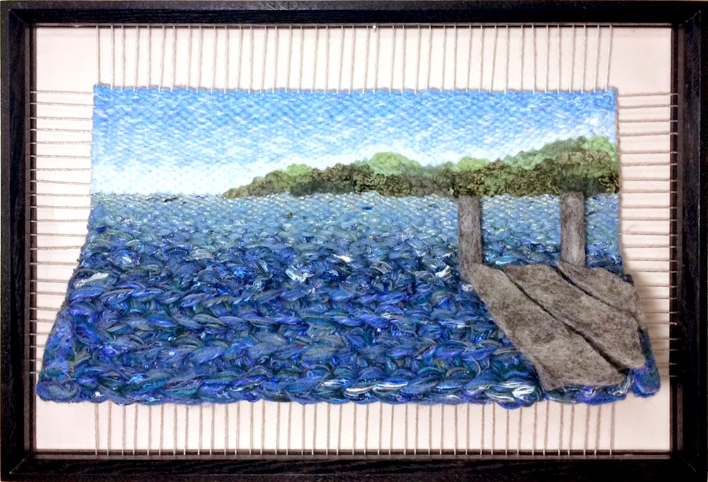 Dimensional Weaving - Martina Celerin 3D fiber art: Weaving an Exhibition!