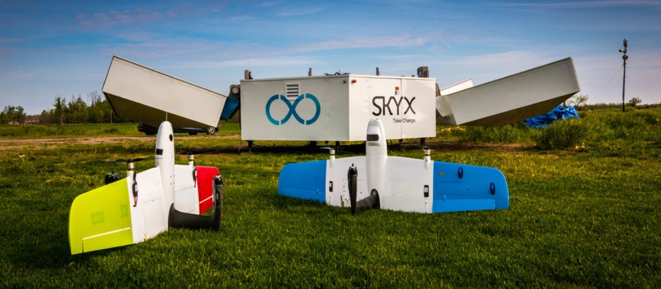 무인 드론 충전소