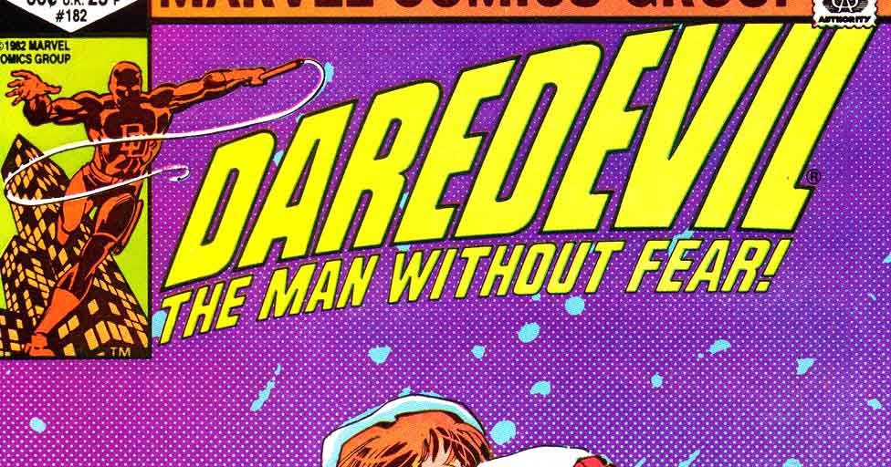 Daredevil #182 - Frank Miller art & cover - Pencil Ink