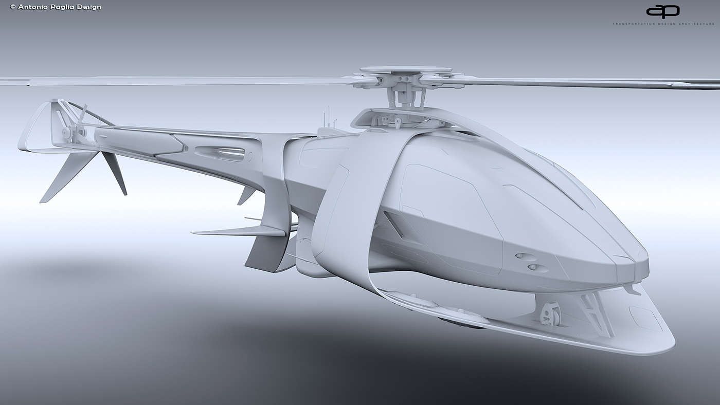 ap design: Tesla Model H - Helicopter