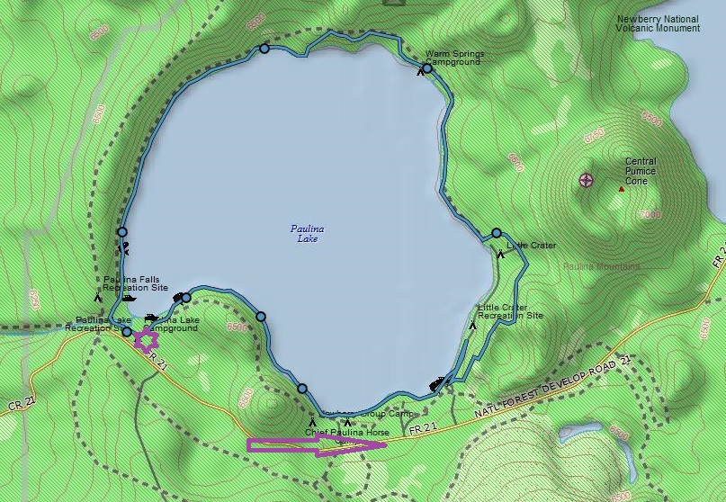 Oh To Be Hiking!: Paulina Lake Circuit (Oregon)