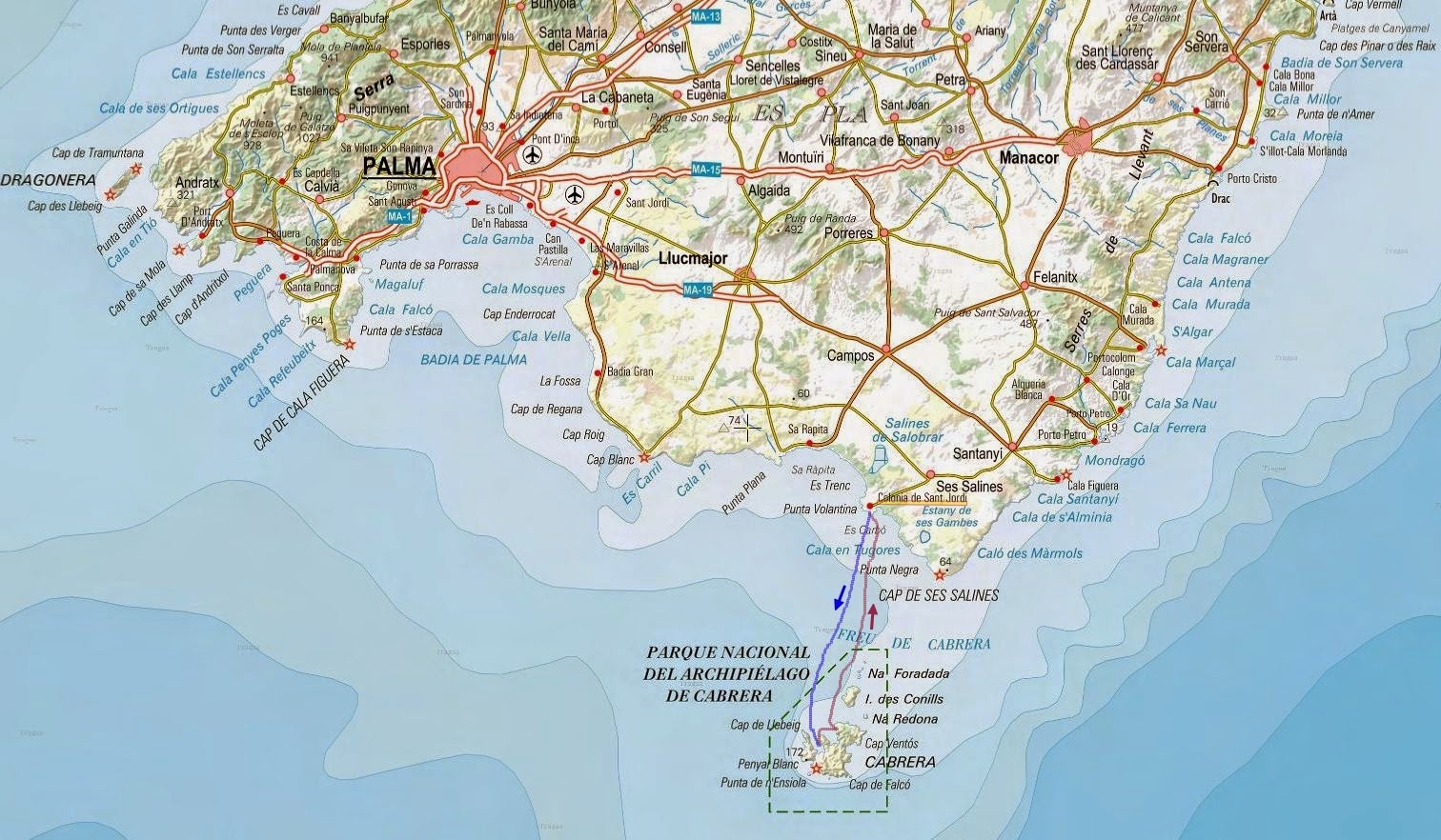 Repasos del Ayer: Excursión a la isla de Cabrera