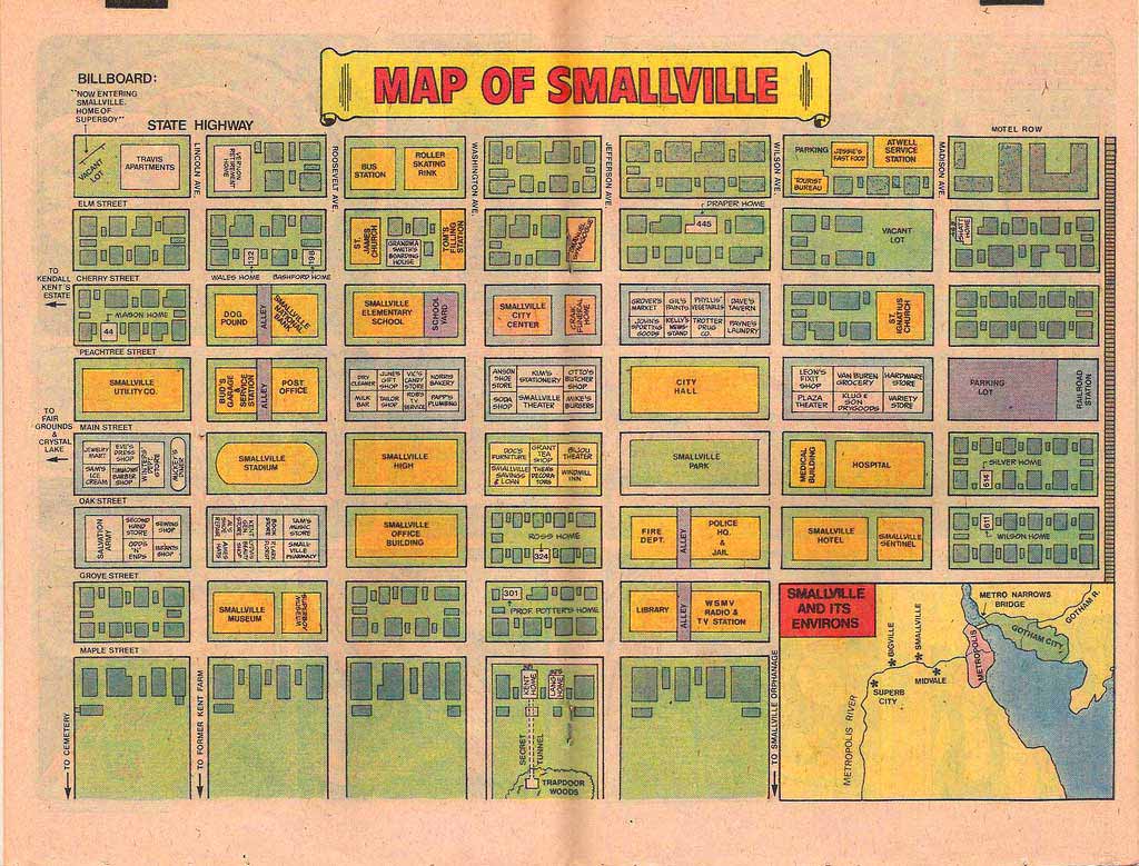 The Dork Review: Map of Smallville
