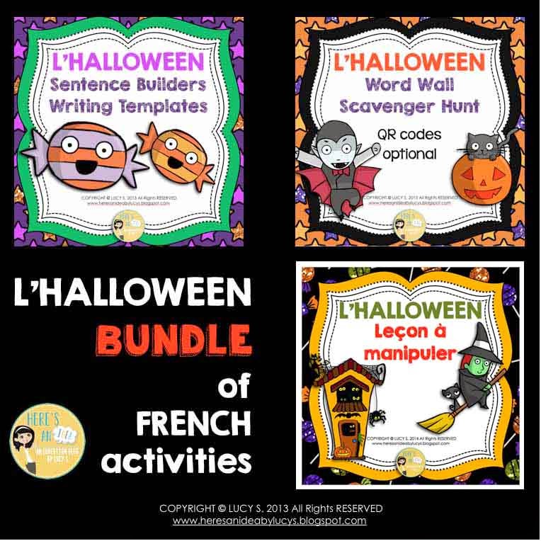 Here's an idea: French Interactive Halloween activities, a selection of ...