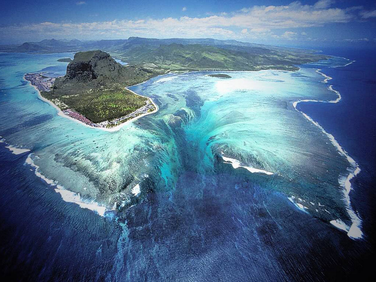 GeoGarage blog: Image of the week : the underwater waterfall illusion