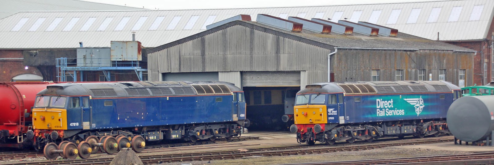 47s and other Classic Power at Southampton: Eastleigh Works, 7th April 2018