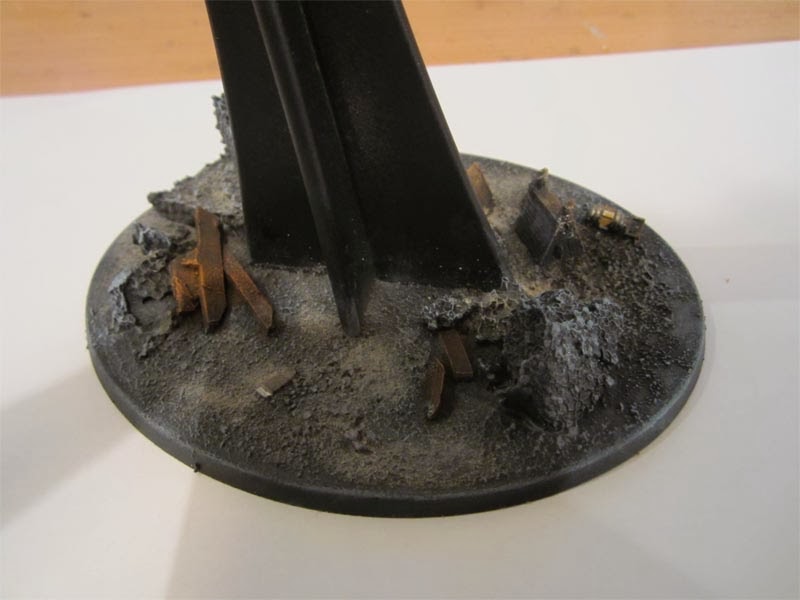 Warhammer 40k Flying Base - How to Create Simple Urban Ruins : GRIM ...